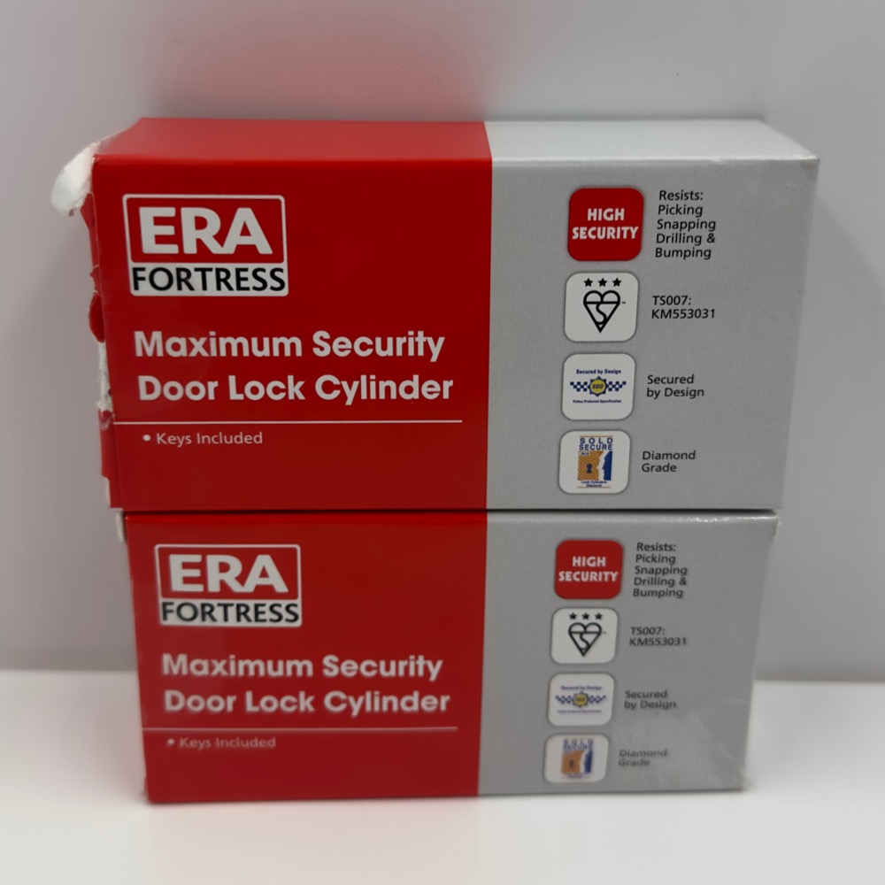 Pre-owned ERA FORTRESS MAXIMUM SECURITY DOOR LOCK CYLINDER - PAIR ...